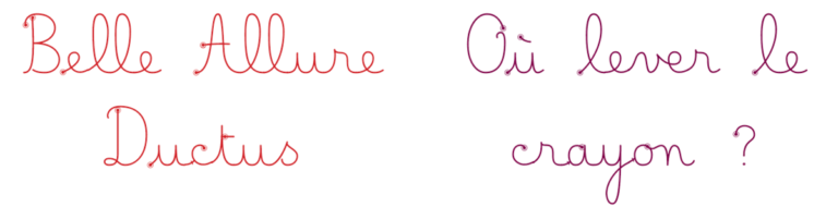 POLICE DE CARACTÈRE CURSIVE - Ecriture Mode d'emploi