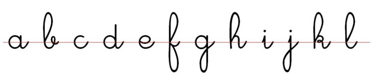 POLICE DE CARACTÈRE CURSIVE - Ecriture Mode d'emploi