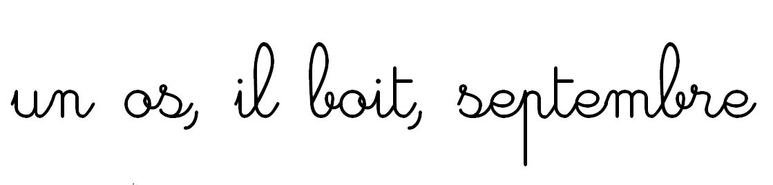 POLICE DE CARACTÈRE CURSIVE - Ecriture Mode d'emploi